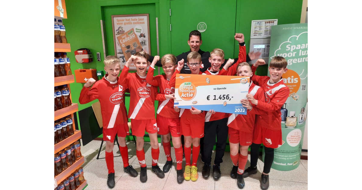 Jeugdsponsoractie Poiesz groot succes voor V.V. Opende | Opende Online